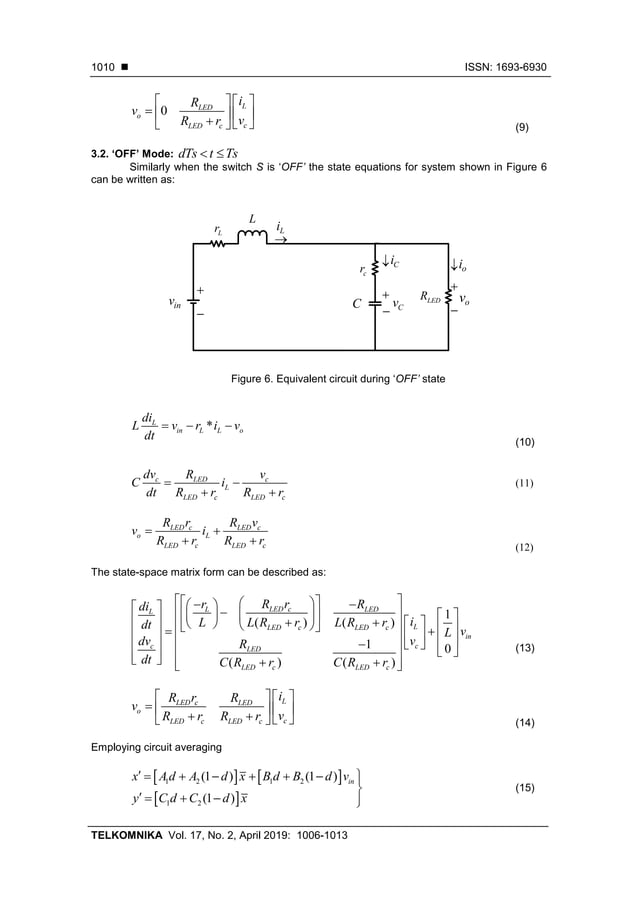 State-space averaged modeling and transfer function derivation of DC-DC boost converter for high ...