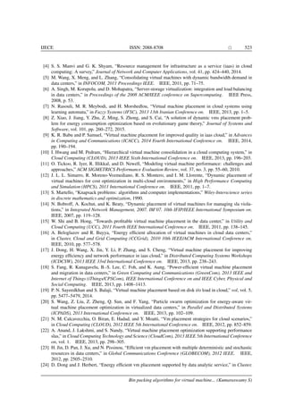 Bin packing algorithms for virtual machine placement in cloud computing ...