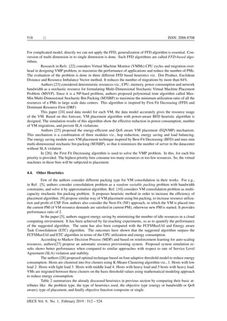 Bin packing algorithms for virtual machine placement in cloud computing: a review | PDF