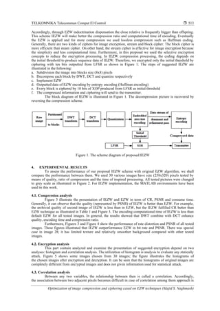 Optimization of image compression and ciphering based on EZW techniques | PDF