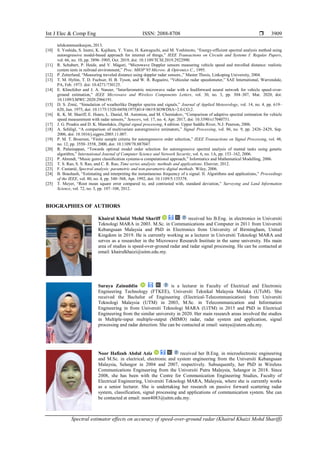Spectral estimator effects on accuracy of speed-over-ground radar | PDF