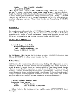 Bharat New Resume May16 | DOCX | Chemistry | Science