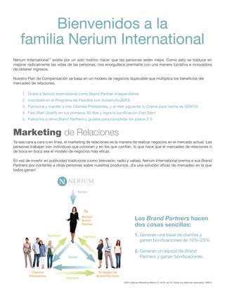 Plan de compensacion Nerium en Español | PDF