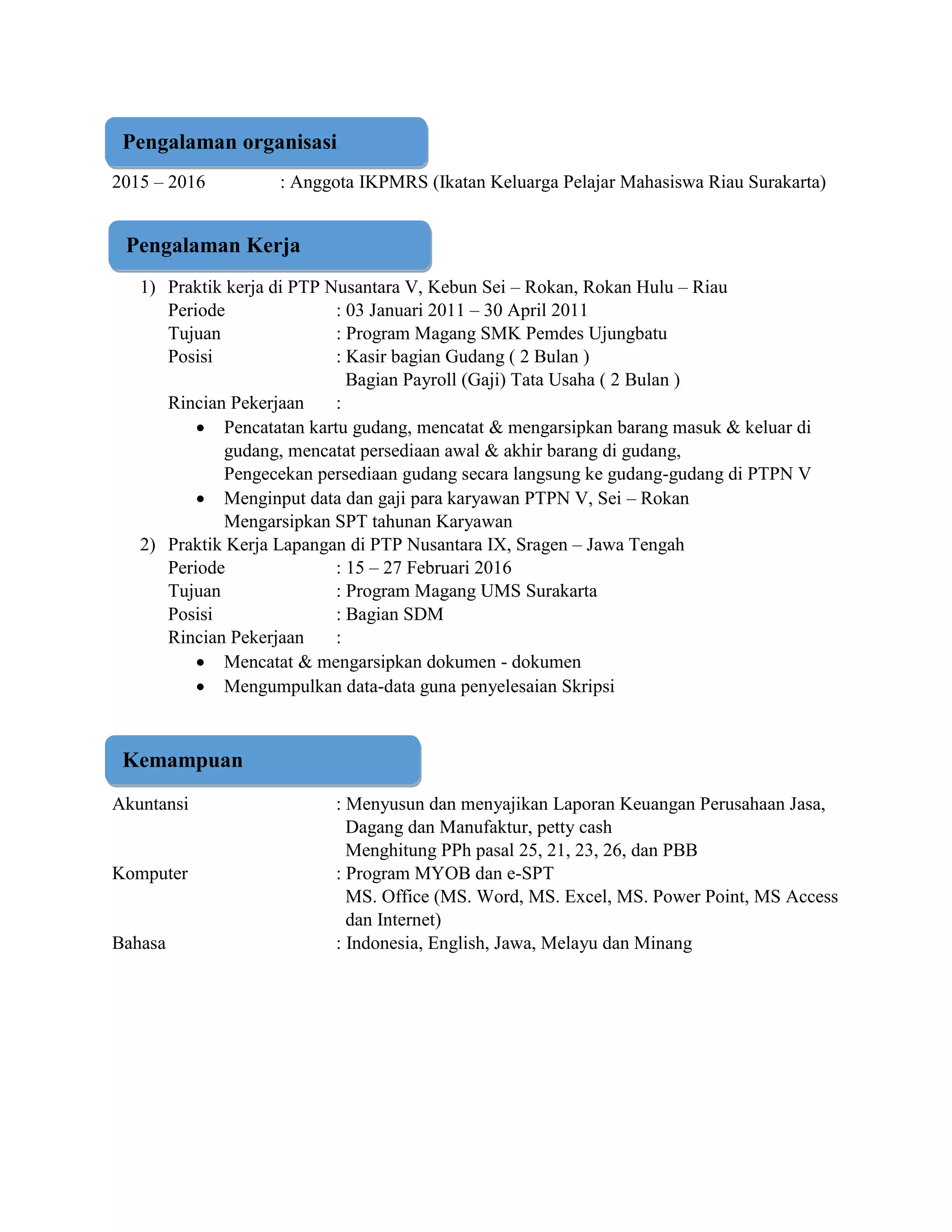 CV. Taufik Efendi | PDF