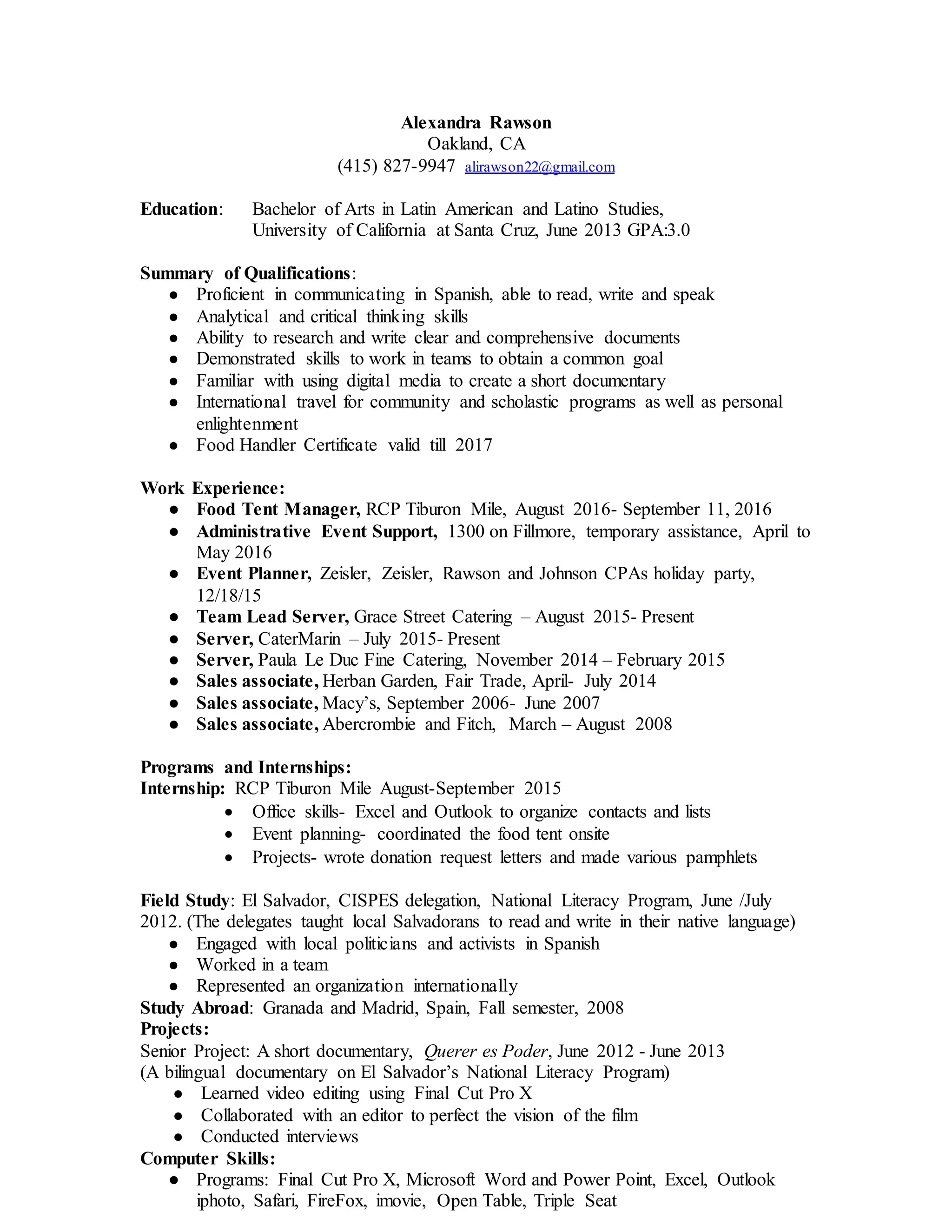 AlexandraRawsonresume-doc | DOCX