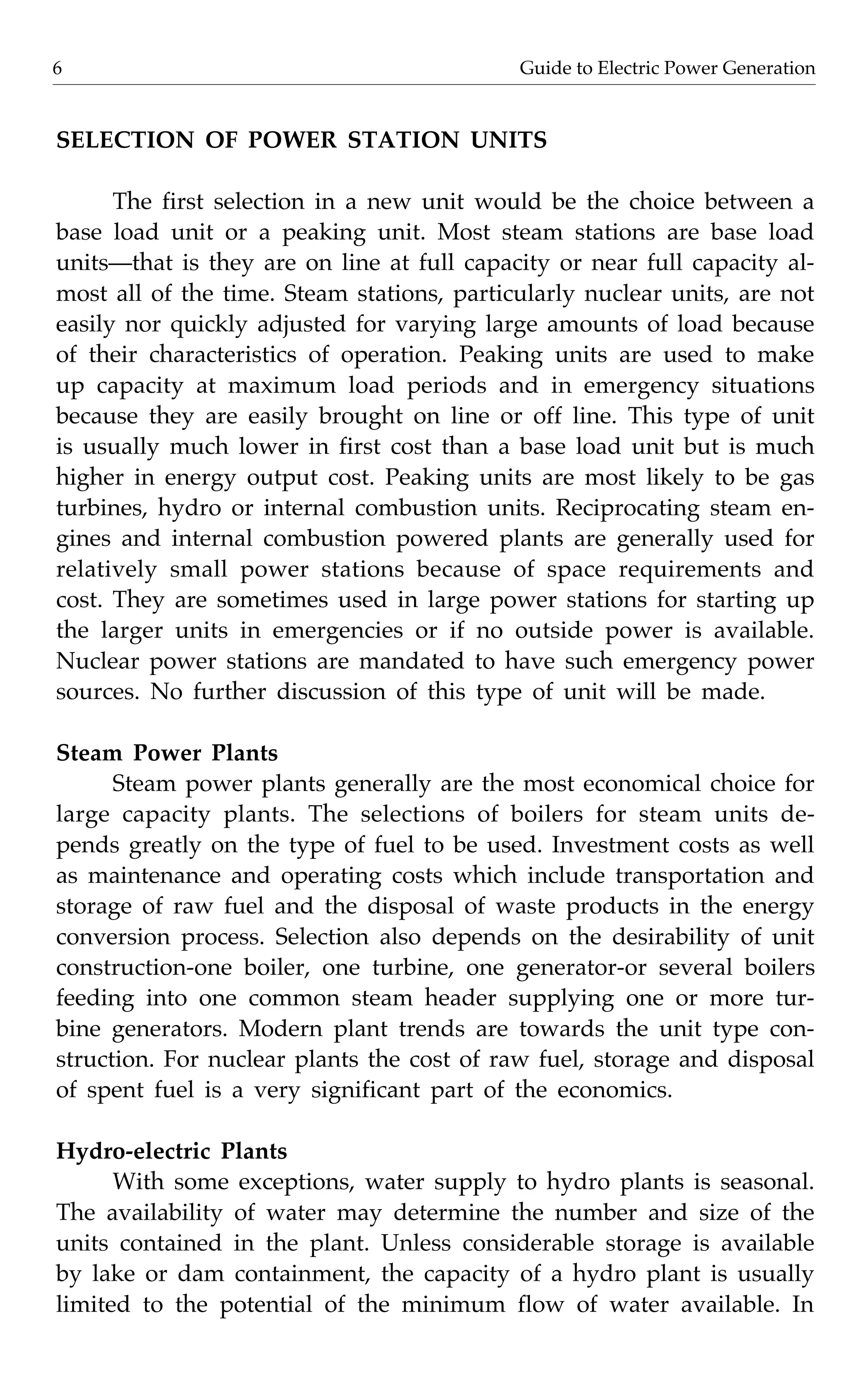 Guide to Electric Power Generation Second Edition Anthony J. Pansini | PDF