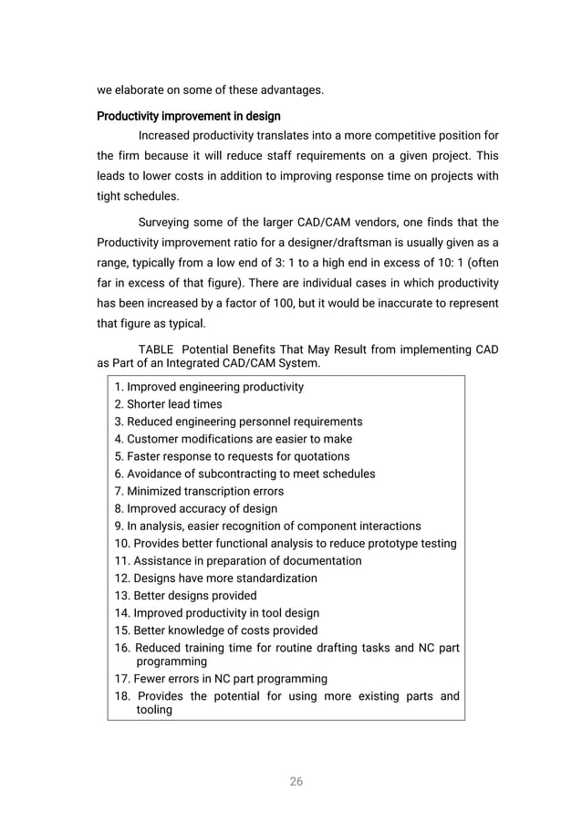 computer-aided-design-and-manufacturing (CAD/CAM) in mg university | PDF