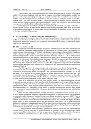 A comprehensive review on hybrid network traffic prediction model | PDF