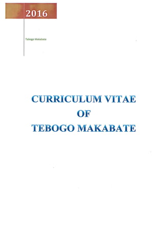 Tebogo_Makabate_CV | PDF