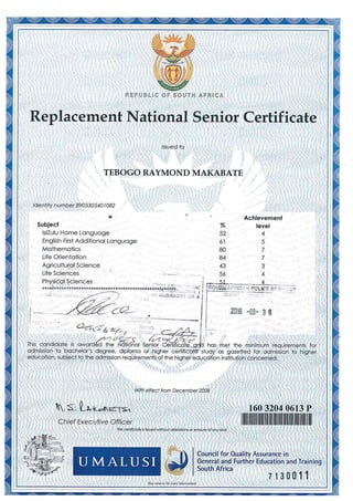 Tebogo_Makabate_CV | PDF