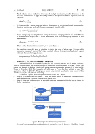 K-centroid convergence clustering identification in one-label per type for disease prediction | PDF