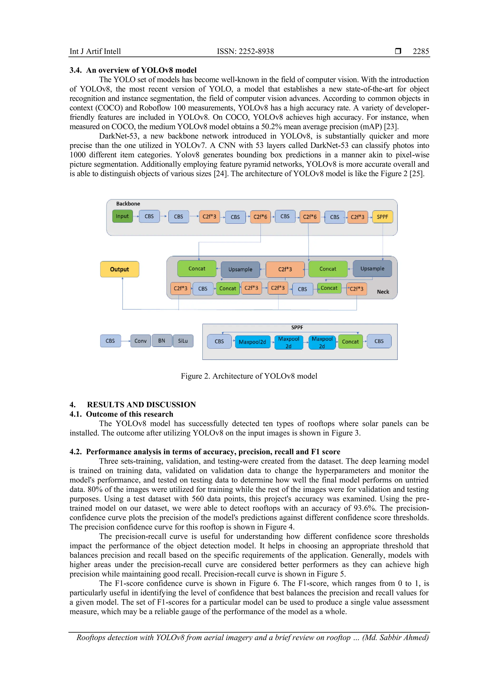 Rooftops detection with YOLOv8 from aerial imagery and a brief review ...