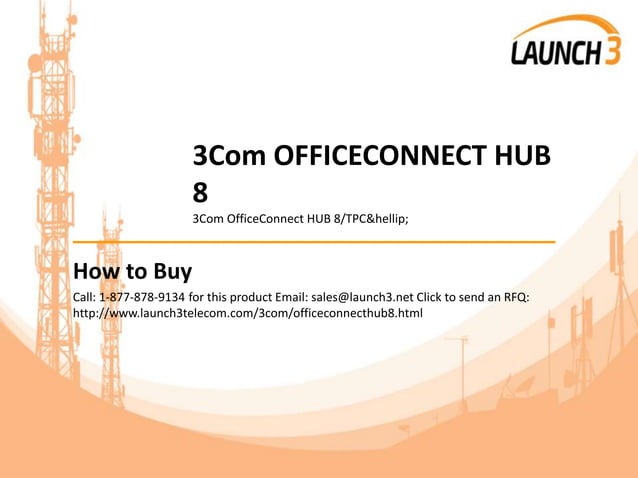 3Com OFFICECONNECT HUB 8 | PPTX