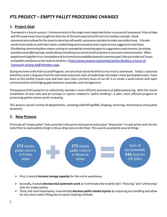Pallet Processing proposal | DOCX