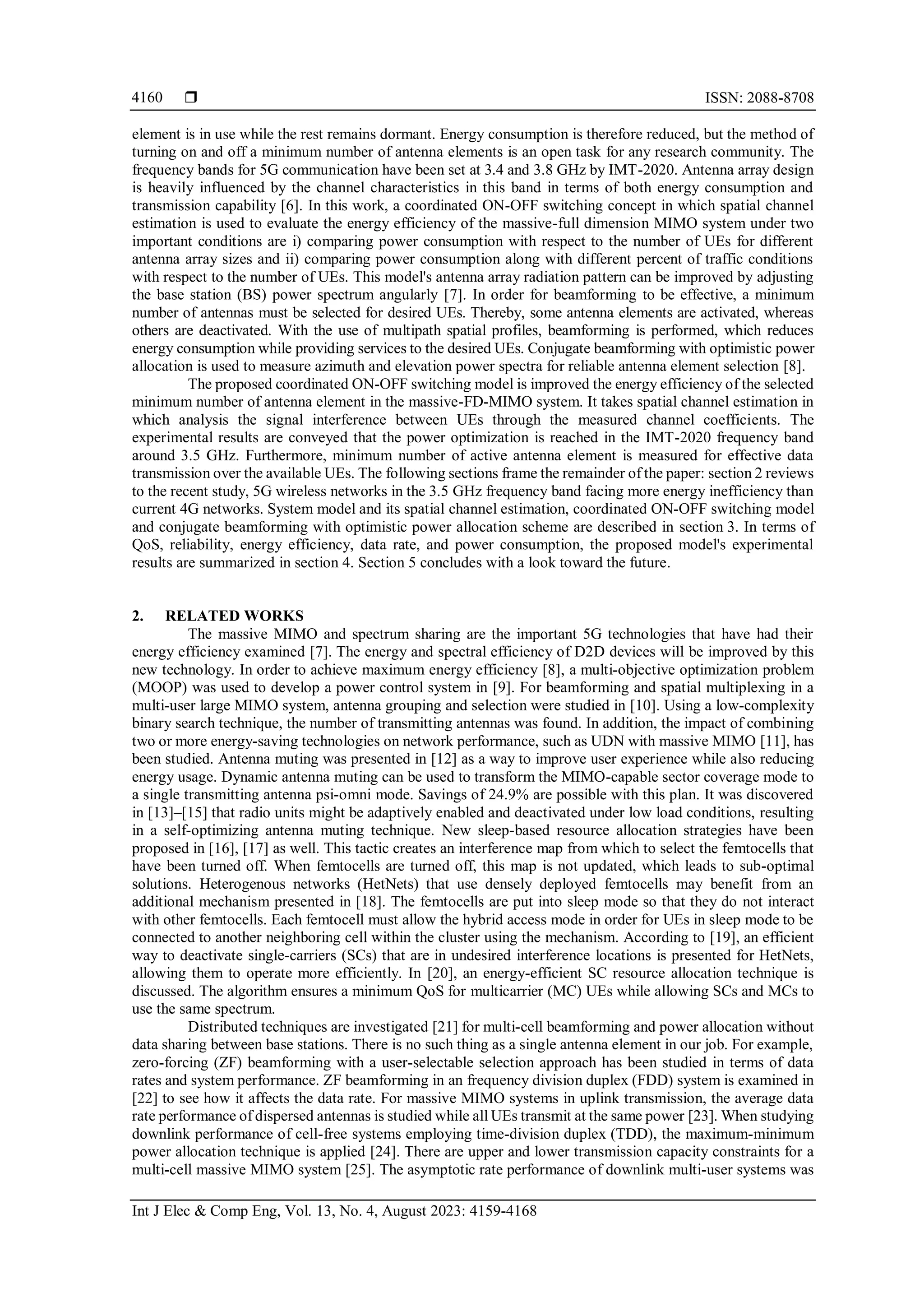 Downlink Massive Full Dimension Multiple Input Multiple Output Downlink