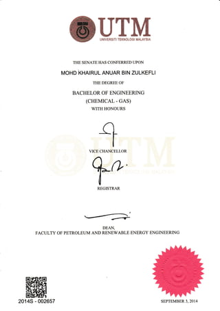 Degree Certificate | PDF