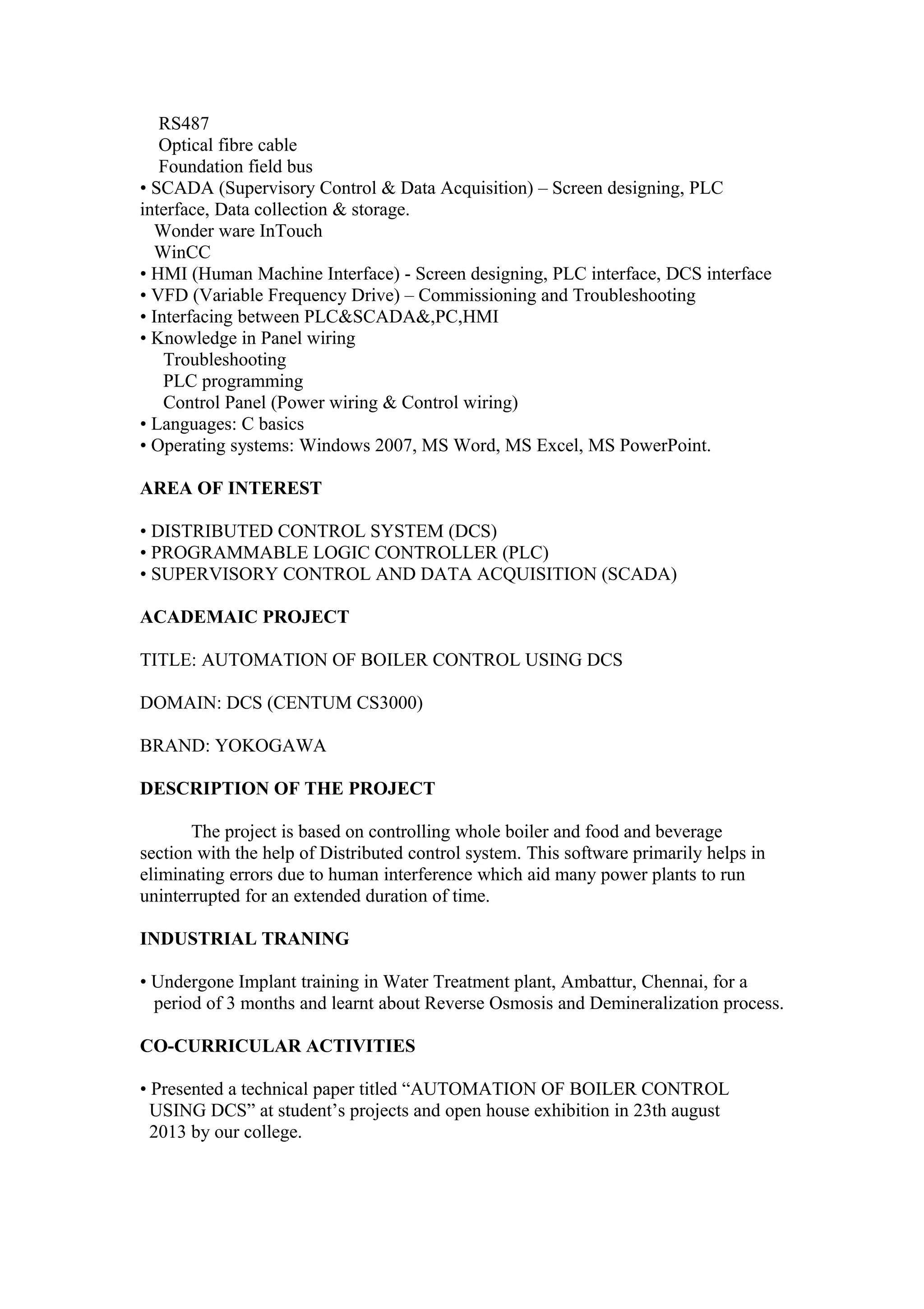 Vignesh resume 2015 .4 (1) | DOC | Technology & Computing