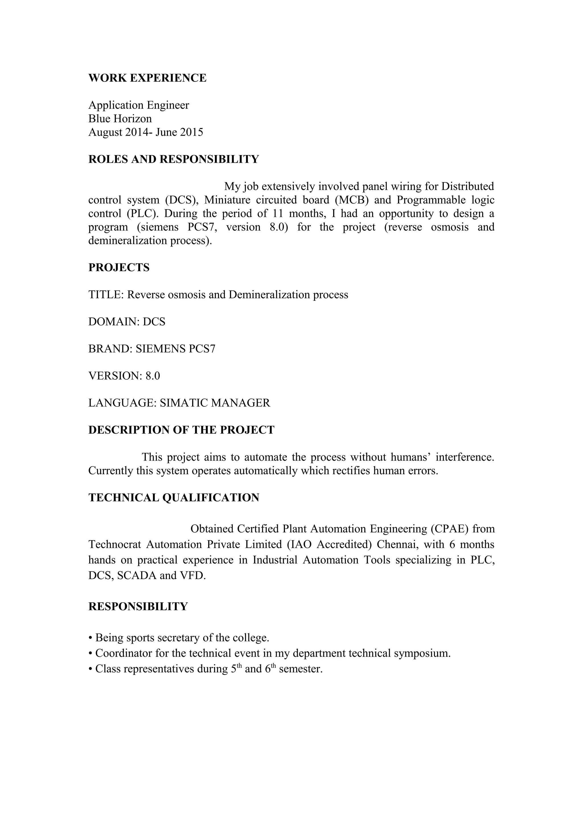 Vignesh resume 2015 .4 (1) | DOC | Technology & Computing