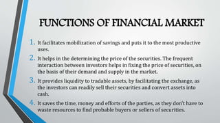 FINANCIAL MARKETS | PPTX