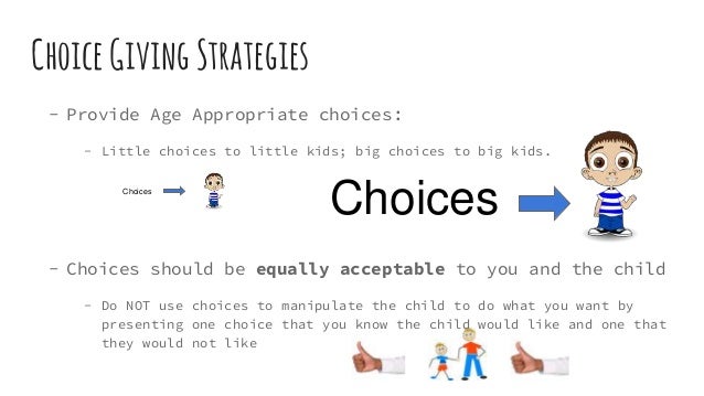 Giving Choices- A Useful Parenting Tool