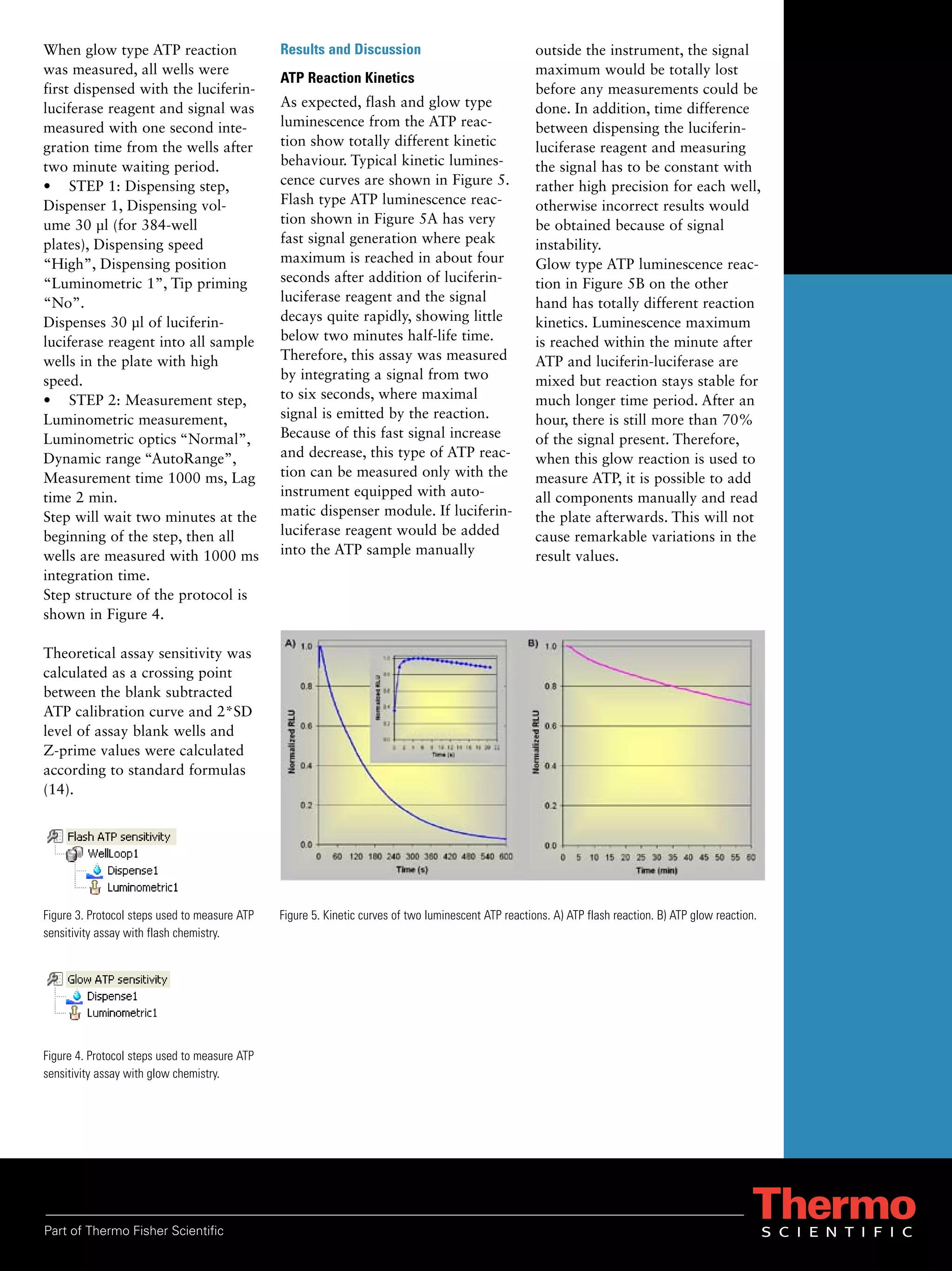 Comparison of Flash & Glow ATP | PDF