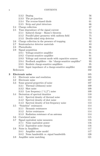 Semiconductor Detector Systems Helmuth Spieler | PDF