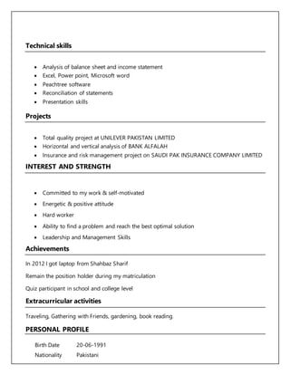 samra afzal CV | DOCX