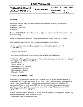 PROCUREMENT | DOC | Stocks and Bonds | Personal Investing