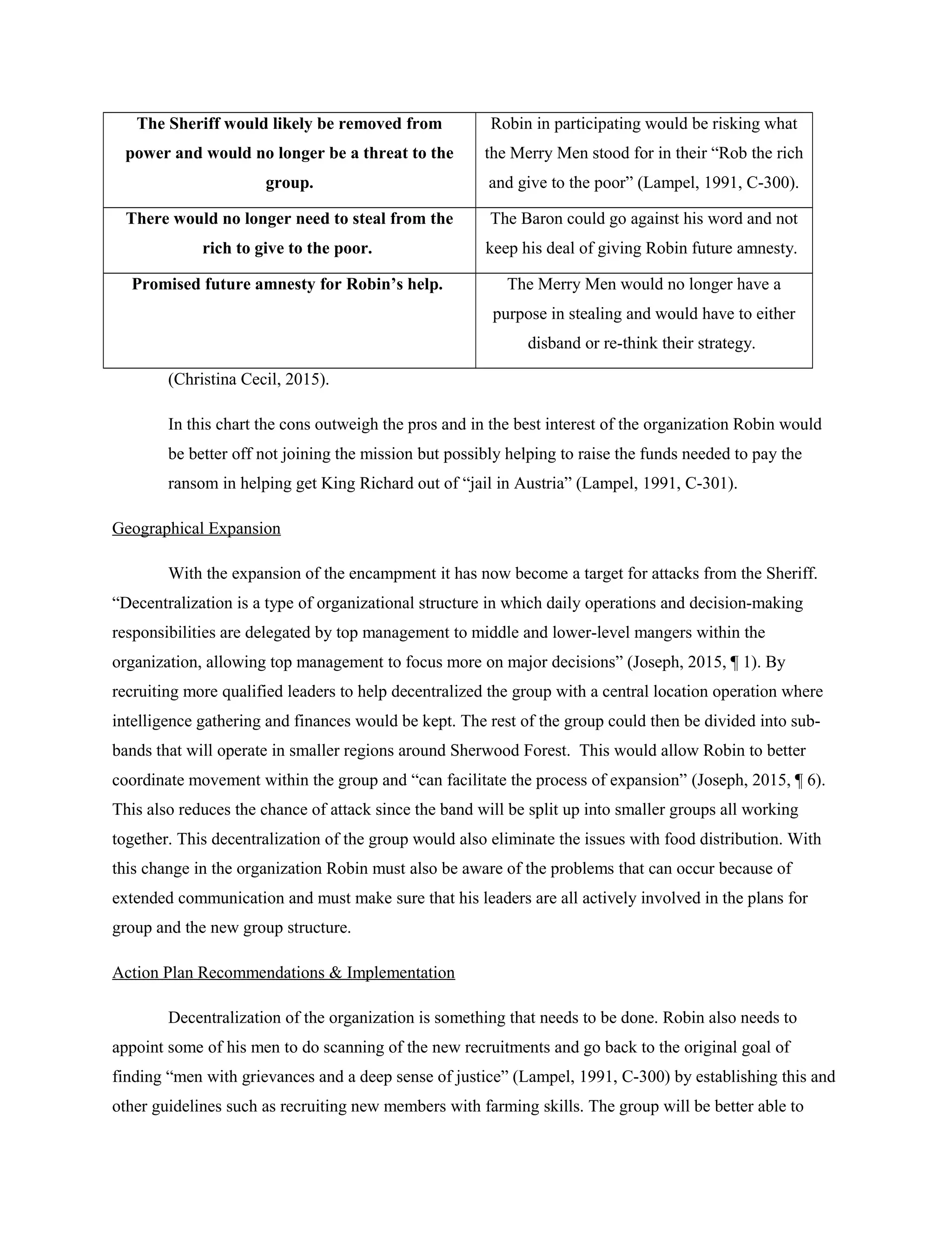 Robin Hood Case Study | DOC