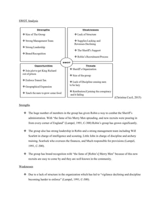 Robin Hood Case Study | DOC