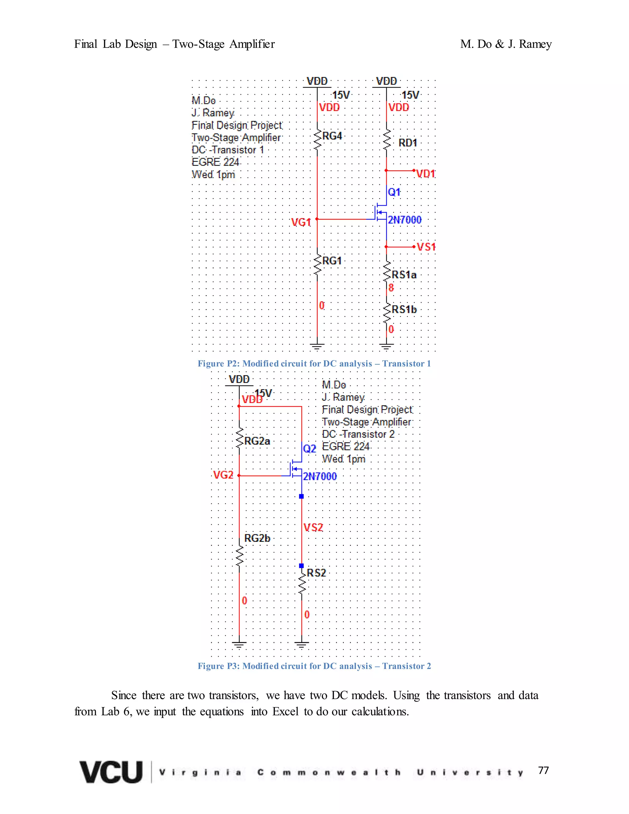 Two Stage Amplifier | DOCX