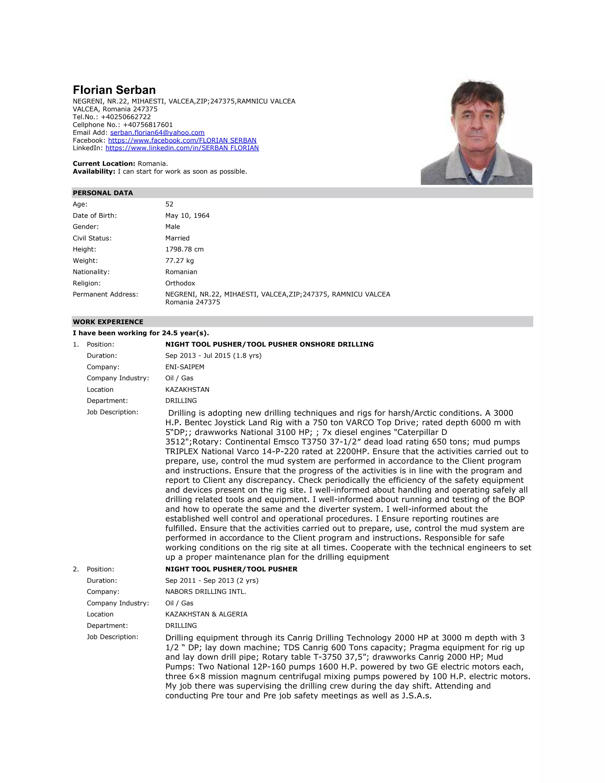 Florian_Serban CV | PDF