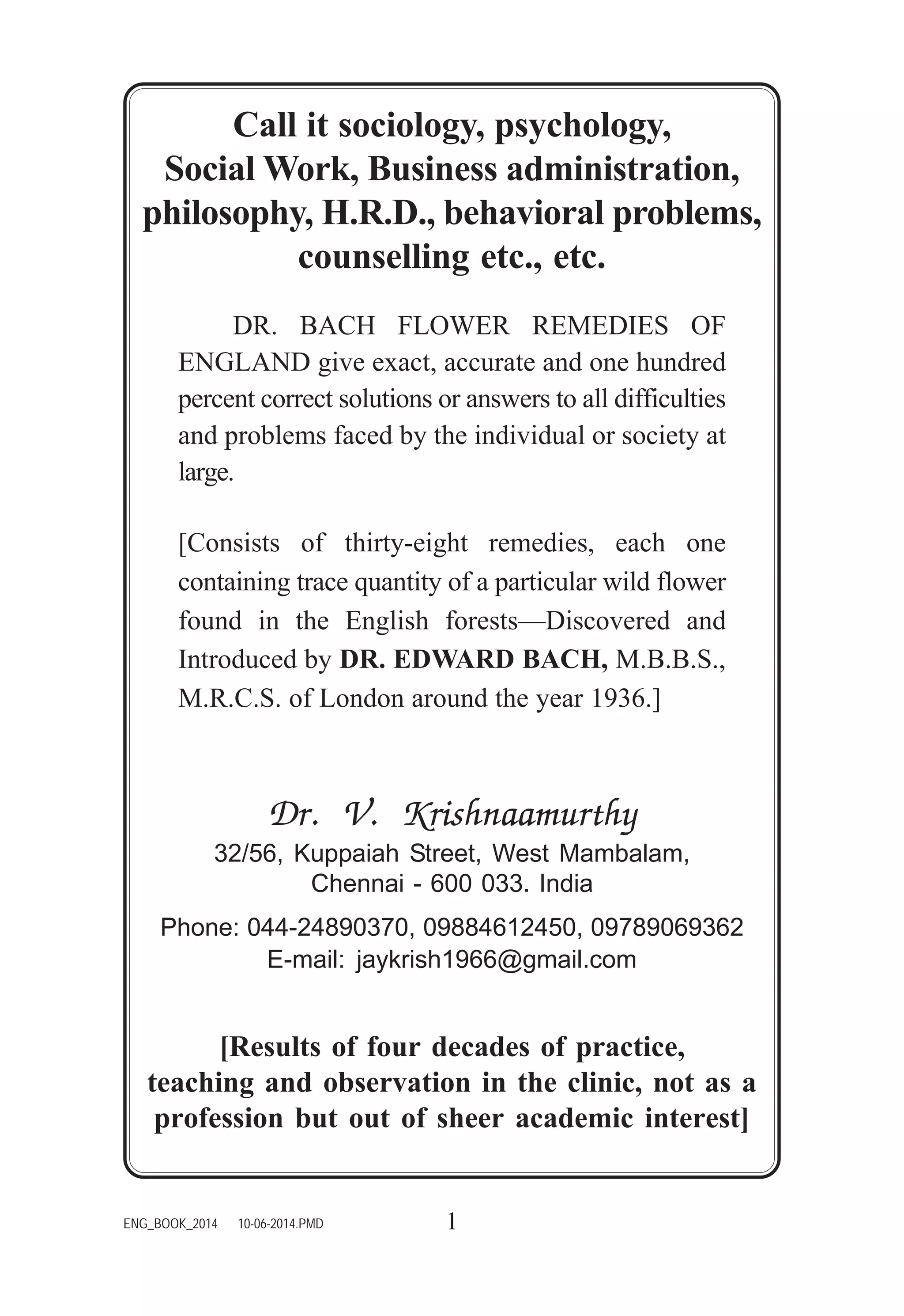 BACH REMEDIES 58 PAGES-15-06-2014 - Copy | PDF