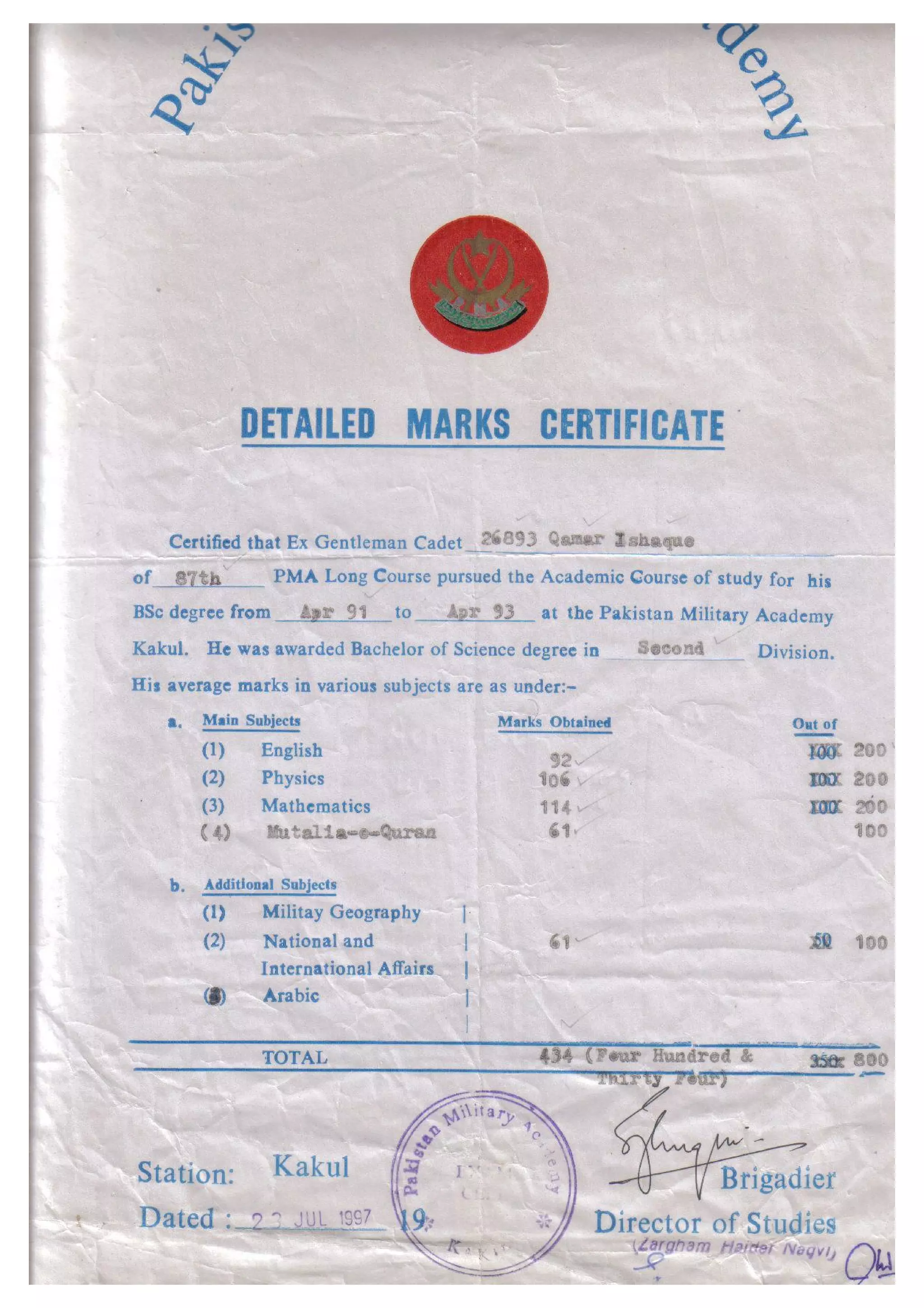 Utlåtande Och Kandidate Examen Bevis | PDF