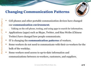 information systems and the design of work | PPT