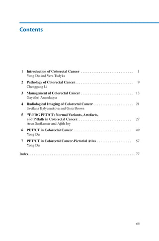 PET CT in Colorectal Cancer Clinicians Guides to Radionuclide Hybrid ...