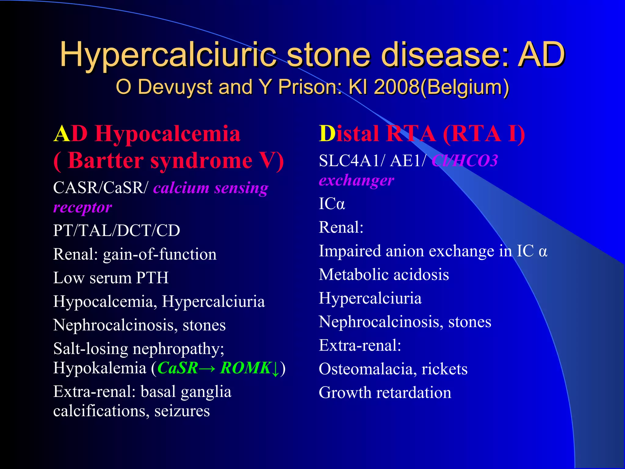 A New Perspective on Hypocalcemia | PPT