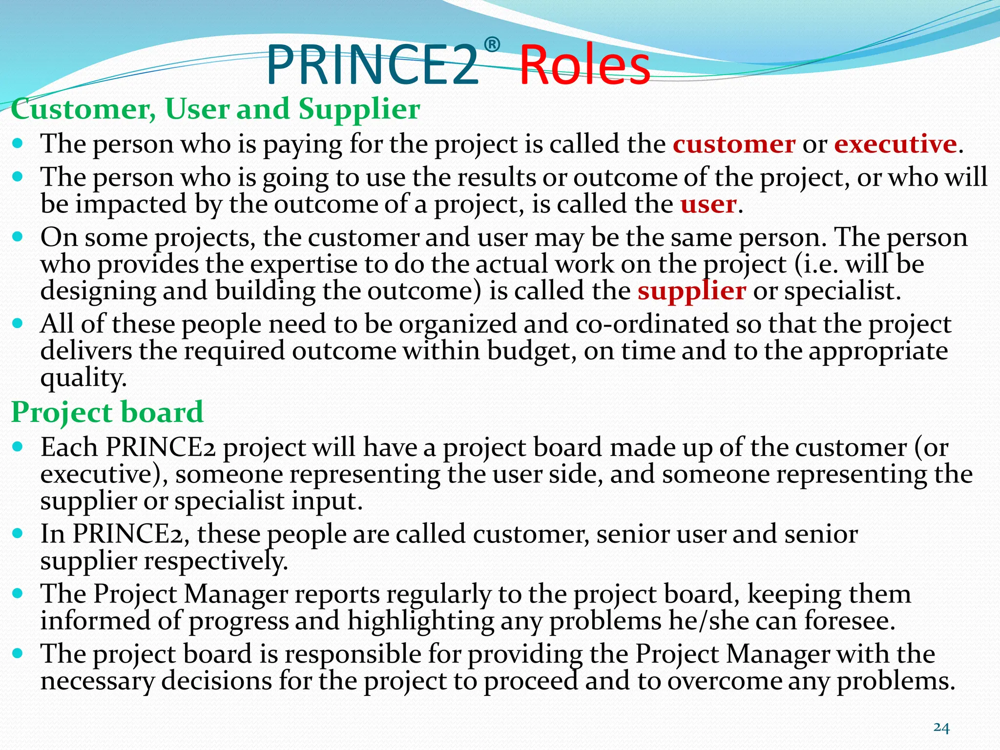 Prince 2 - Project Management principles | PPT