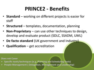 Prince 2 - Project Management principles | PPT