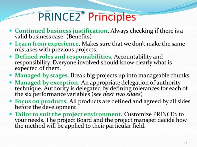 Prince 2 - Project Management principles | PPT