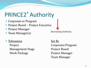 Prince 2 - Project Management principles | PPT
