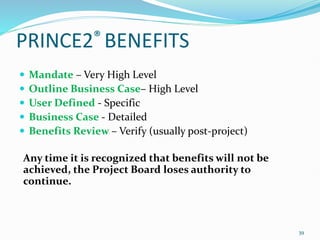 Prince 2 - Project Management principles | PPT