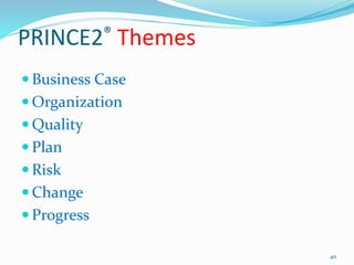 Prince 2 - Project Management principles | PPT