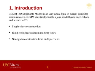 Building 3D Morphable Models from 2D Images | PDF | 3-D Graphics | Computer Software and ...