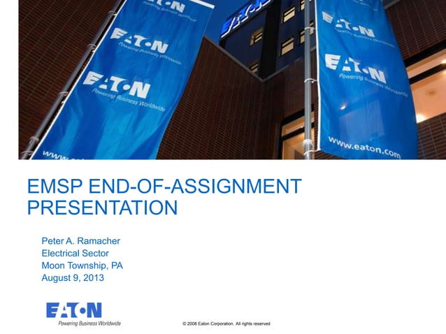 Peter A. Ramacher EOA Presentation (8-7-13) v4 | PPTX