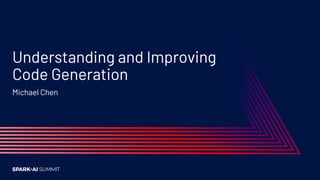 Understanding and Improving Code Generation | PDF