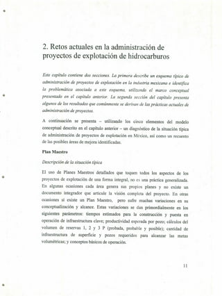 Un nuevo modelo de administración de proyectos de exploración y ...