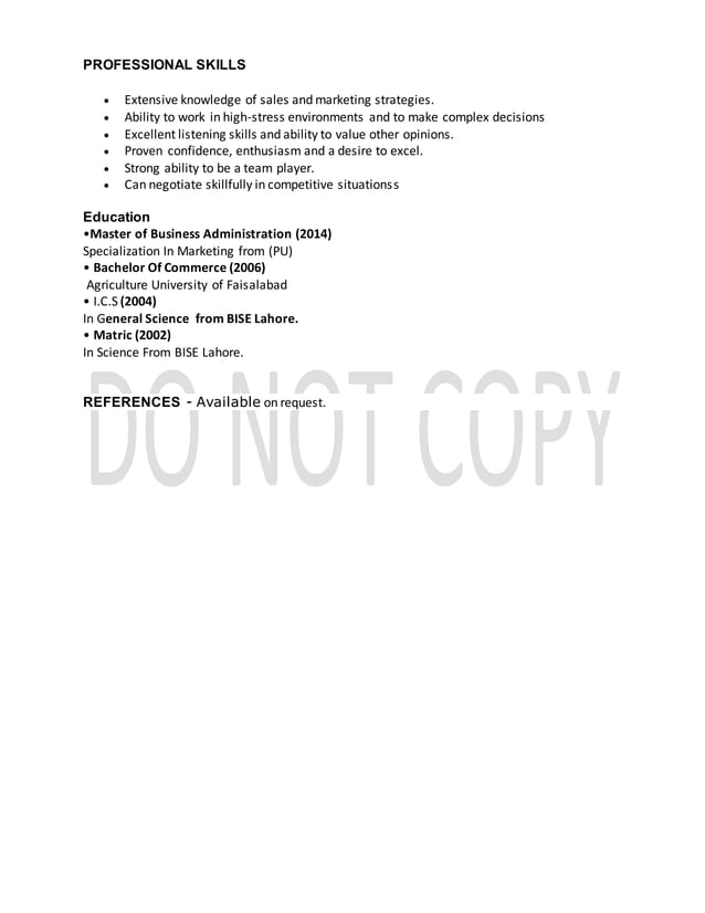 syed SALEEM cv | DOCX