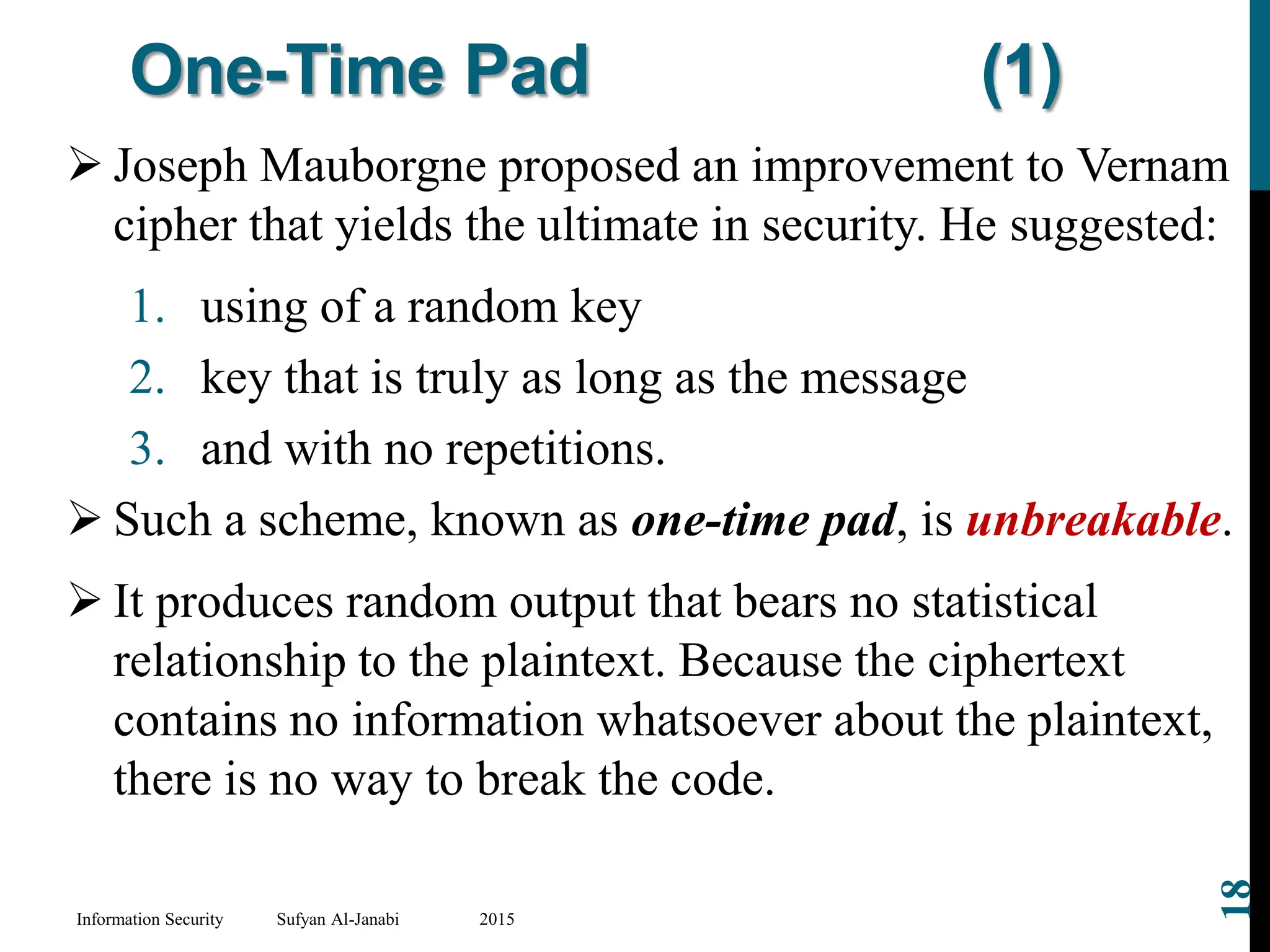 Classical encryption algorithm vigener cipher | PDF