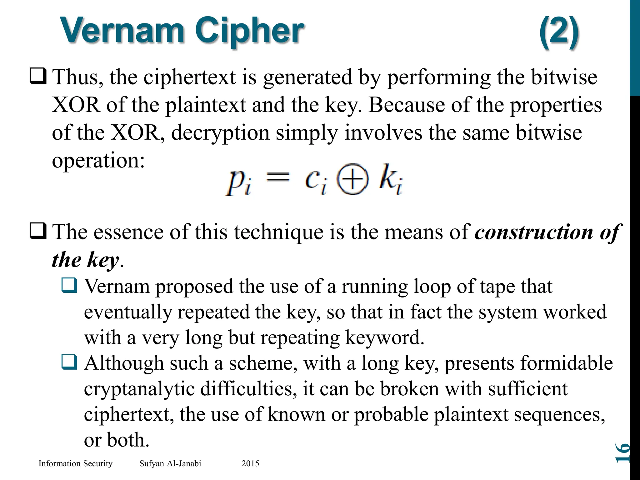 Classical Encryption Algorithm Vigener Cipher Pdf Programming